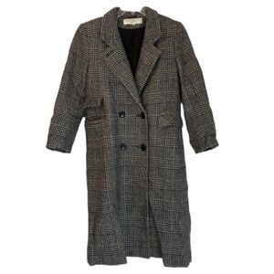 Bert Newman | Jackets & Coats | Vintage Black White Houndstooth Jacket ...